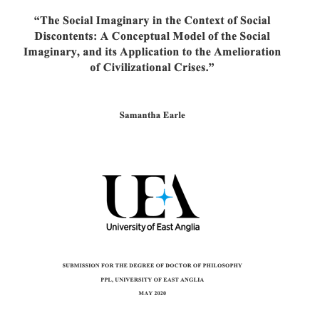 The Social Imaginary in the Context of Social Discontents: PhD Thesis ...
